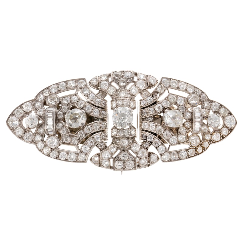 Exploring the Elegance of Art Deco Dress Clips
