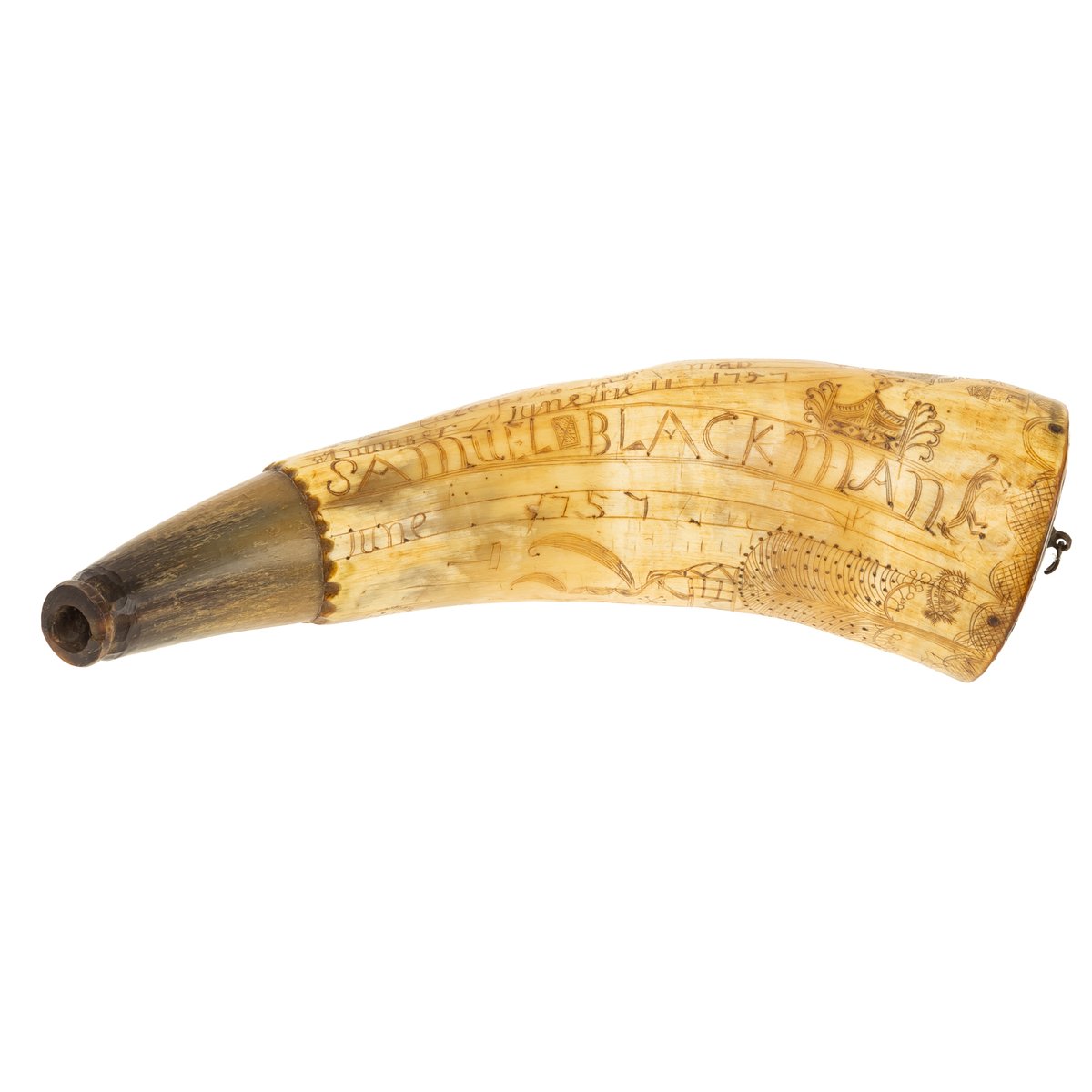 A Spectacular Collection of American Folk Art Powder Horns