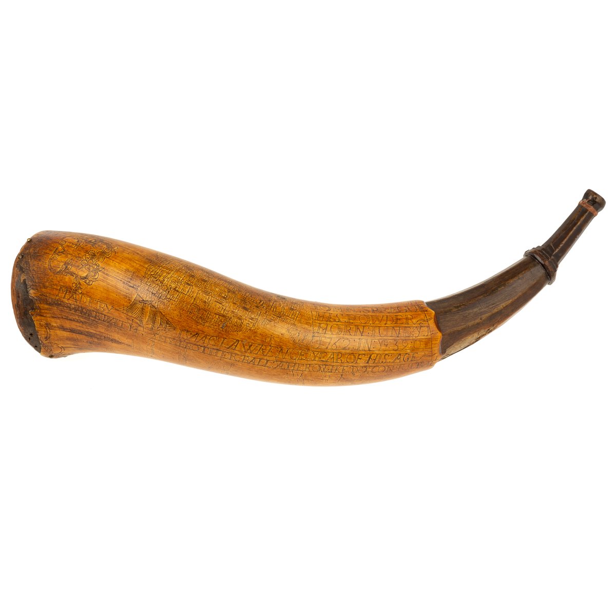 A Spectacular Collection of American Folk Art Powder Horns