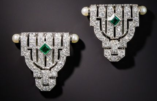 Exploring the Elegance of Art Deco Dress Clips